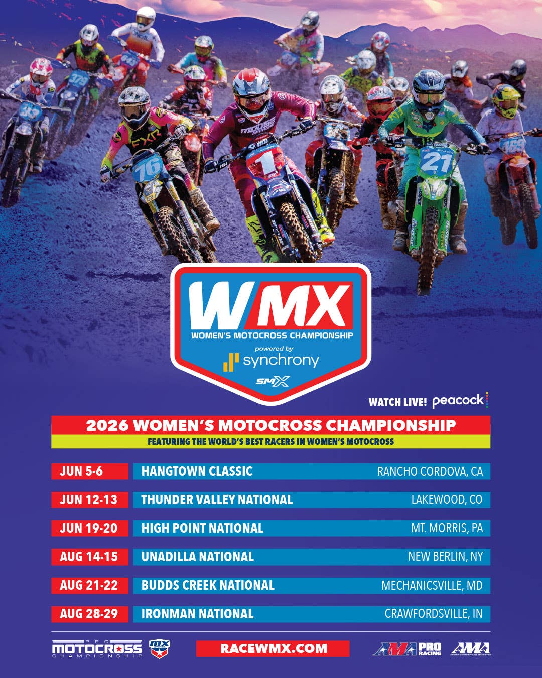Women’s Motocross Championship 2026 Schedule Revealed, Presenting ...