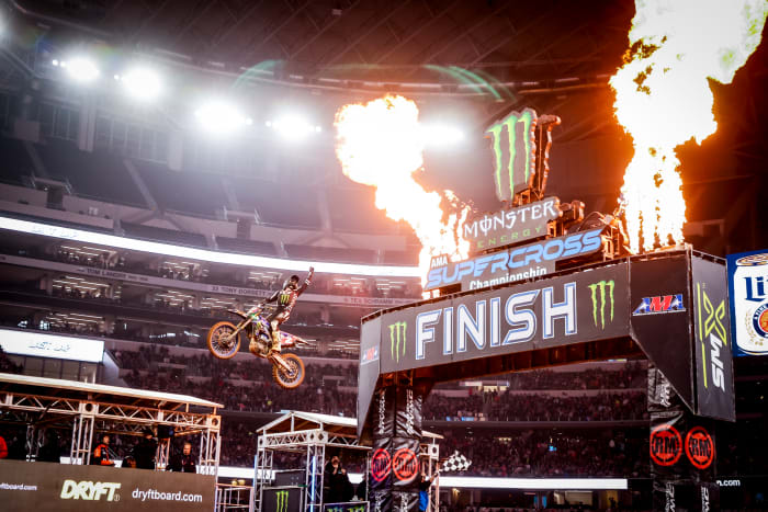 Cooper Webb Wins Wild Arlington Triple Crown - Motocross