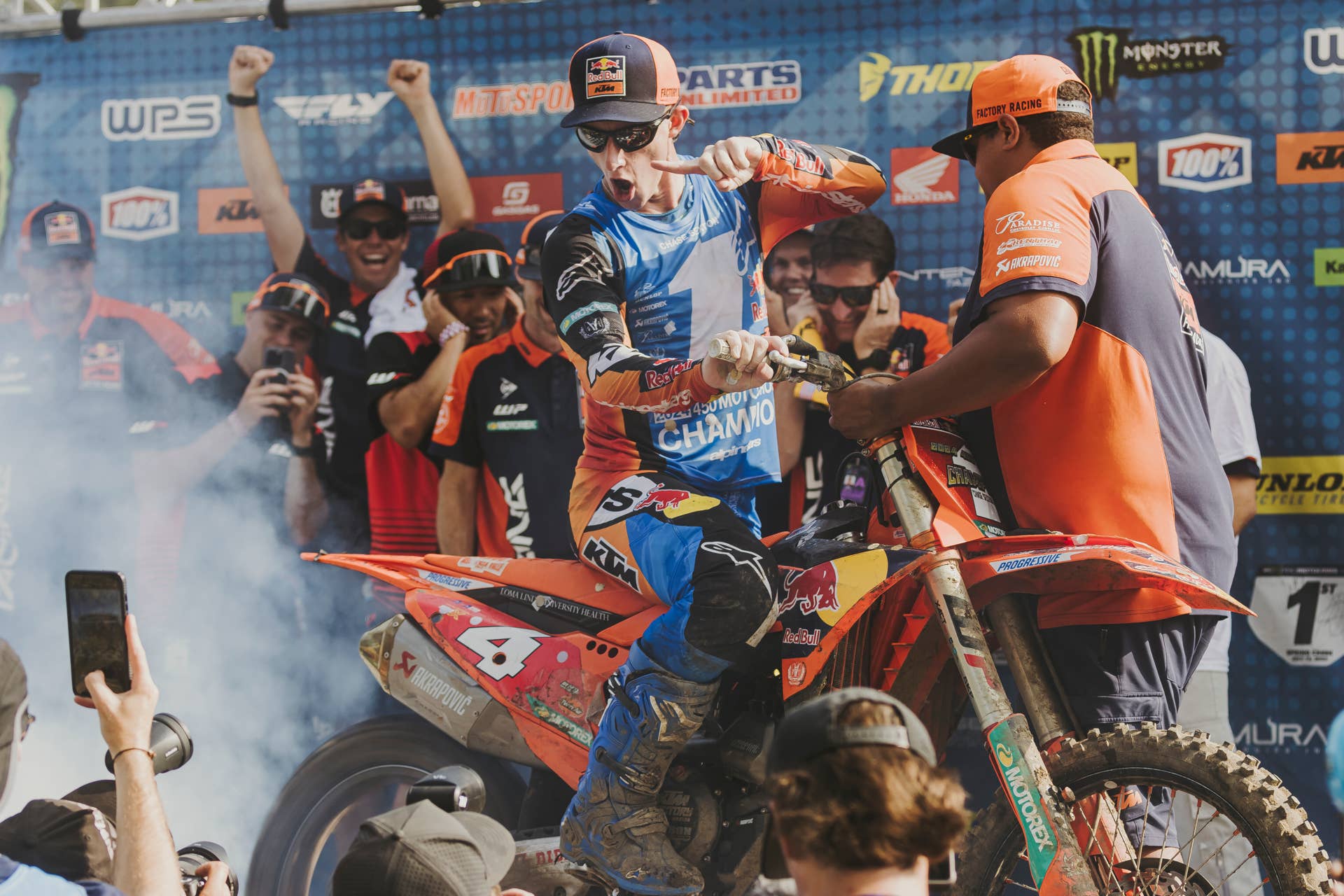 Chase Sexton Secures 2024 450MX Pro Motocross Title at Ironman - Motocross