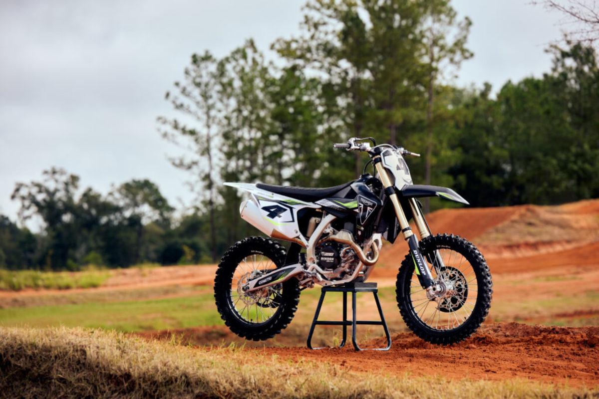 Triumph Motorcycles Unveil First 450 with the Ricky Carmichael TF 450 ...