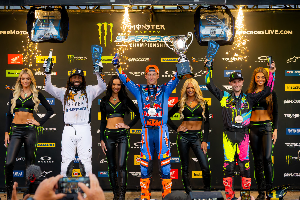 450 Supercross Salt Lake City Race Results, Chase Sexton Wins Season ...