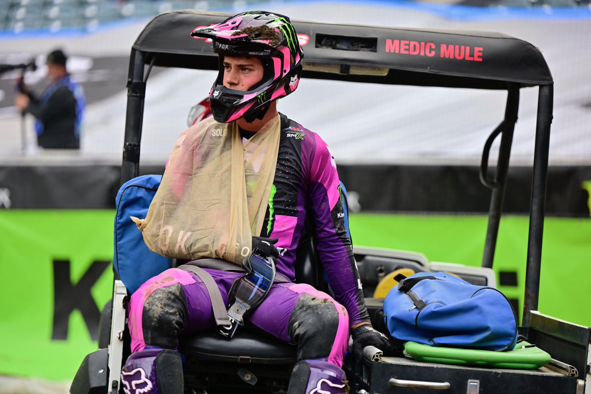 Jorge Prado Dislocated Shoulder, Will Miss Anaheim 2 - Motocross