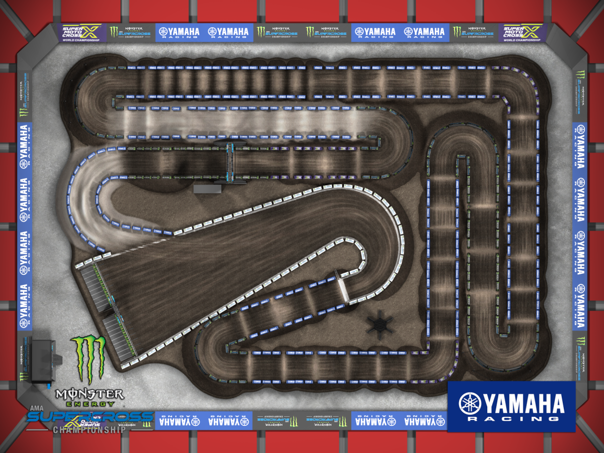 Track Map: Tampa Supercross - Motocross