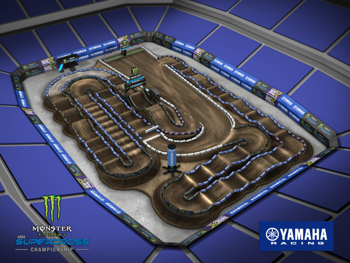 Track Map: Detroit Supercross - Motocross