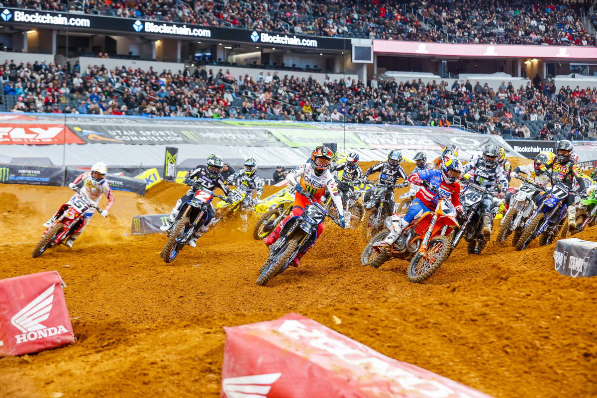 Supercross Riders React to Detroit Red Flag Ruling in 250 Class - Motocross