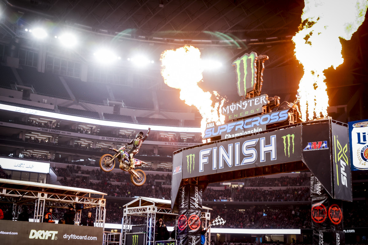 Cooper Webb Wins Wild Arlington Triple Crown - Motocross