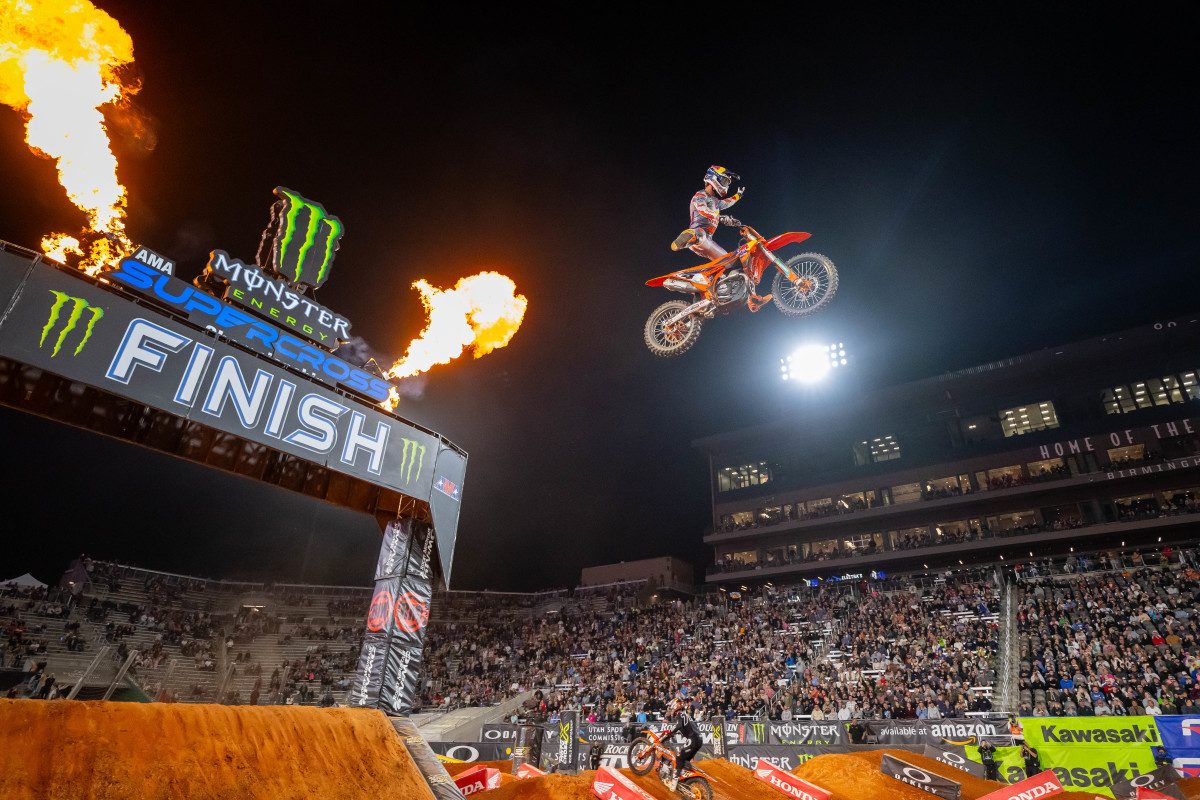 450 Supercross Birmingham Triple Crown Race Results, Chase Sexton Wins ...