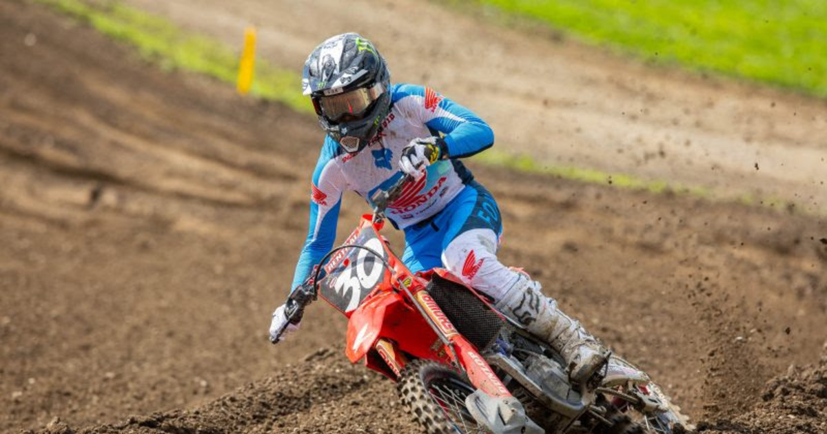 Jo Shimoda's Unadilla Crash Results in Broken Collarbone, Honda ...