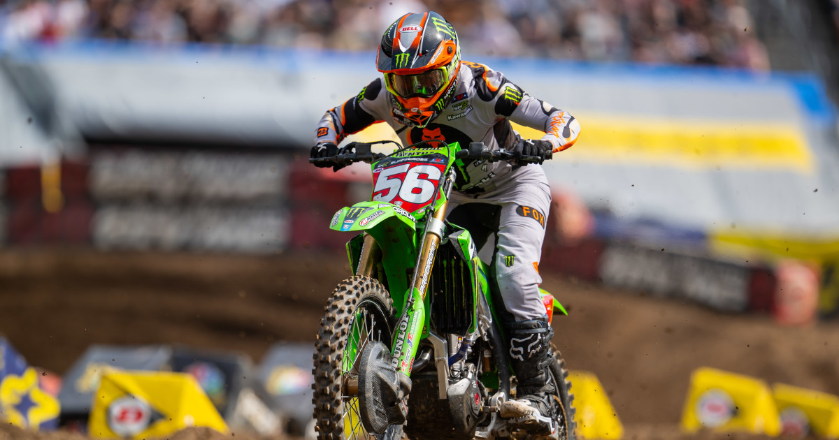 Supercross 250 East Rutherford Race Results, Seth Hammaker Wins in ...