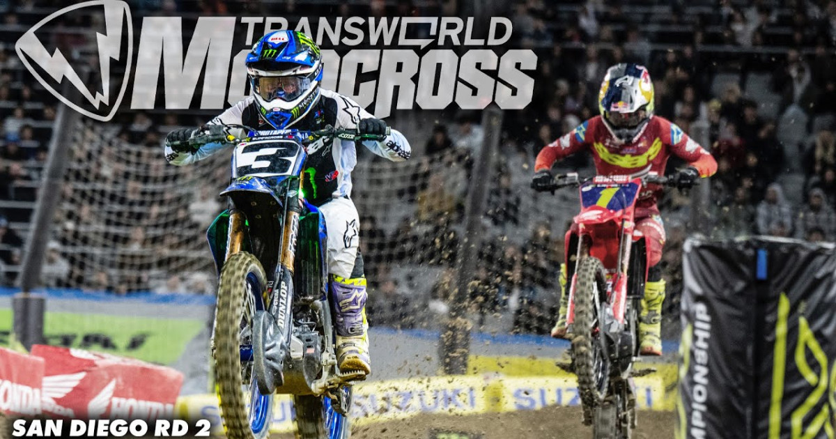 Watch: ELI TOMAC GOES BEAST MODE IN SAN DIEGO | TWMX Supercross 450 Race Highlights - Motocross