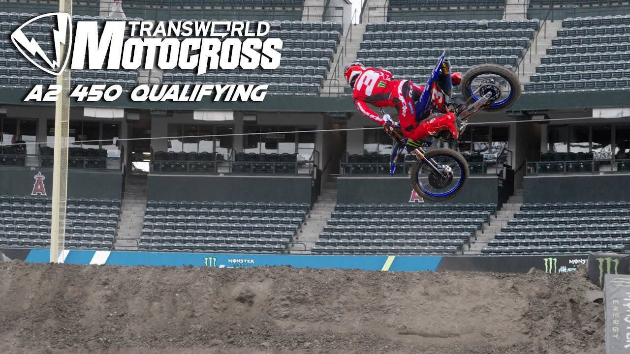 Watch: 450 Qualifying Supercross Anaheim 2 | Big Scrubs! - Motocross