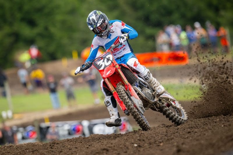 Jo Shimoda's Unadilla Crash Results in Broken Collarbone, Honda ...