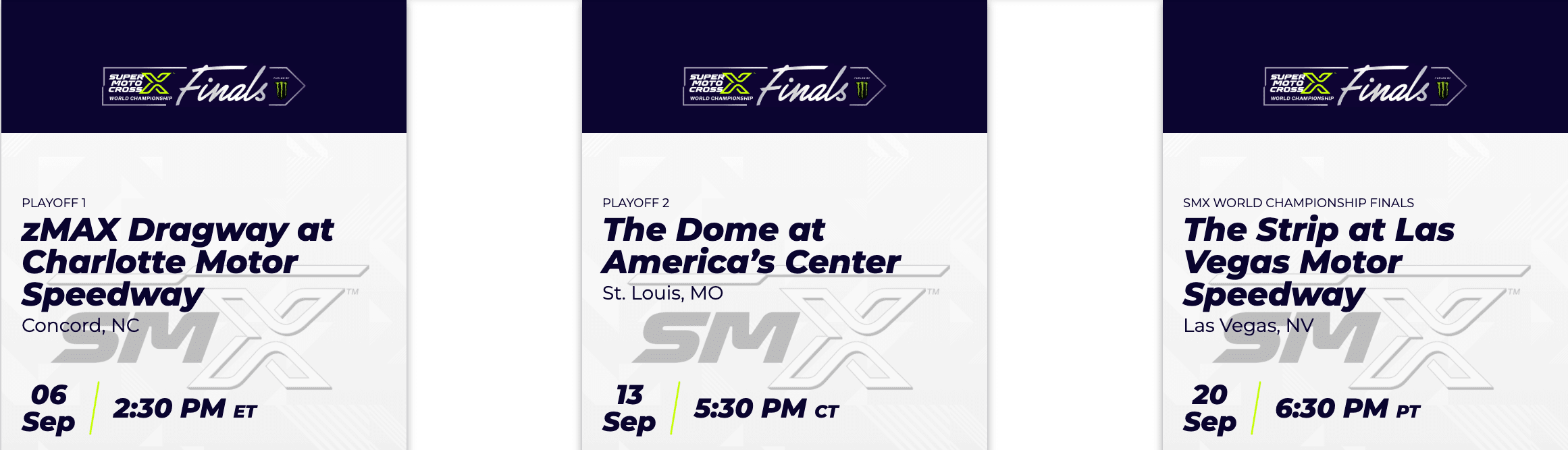 2025 SMX Playoffs and Final Locations Revealed - Motocross