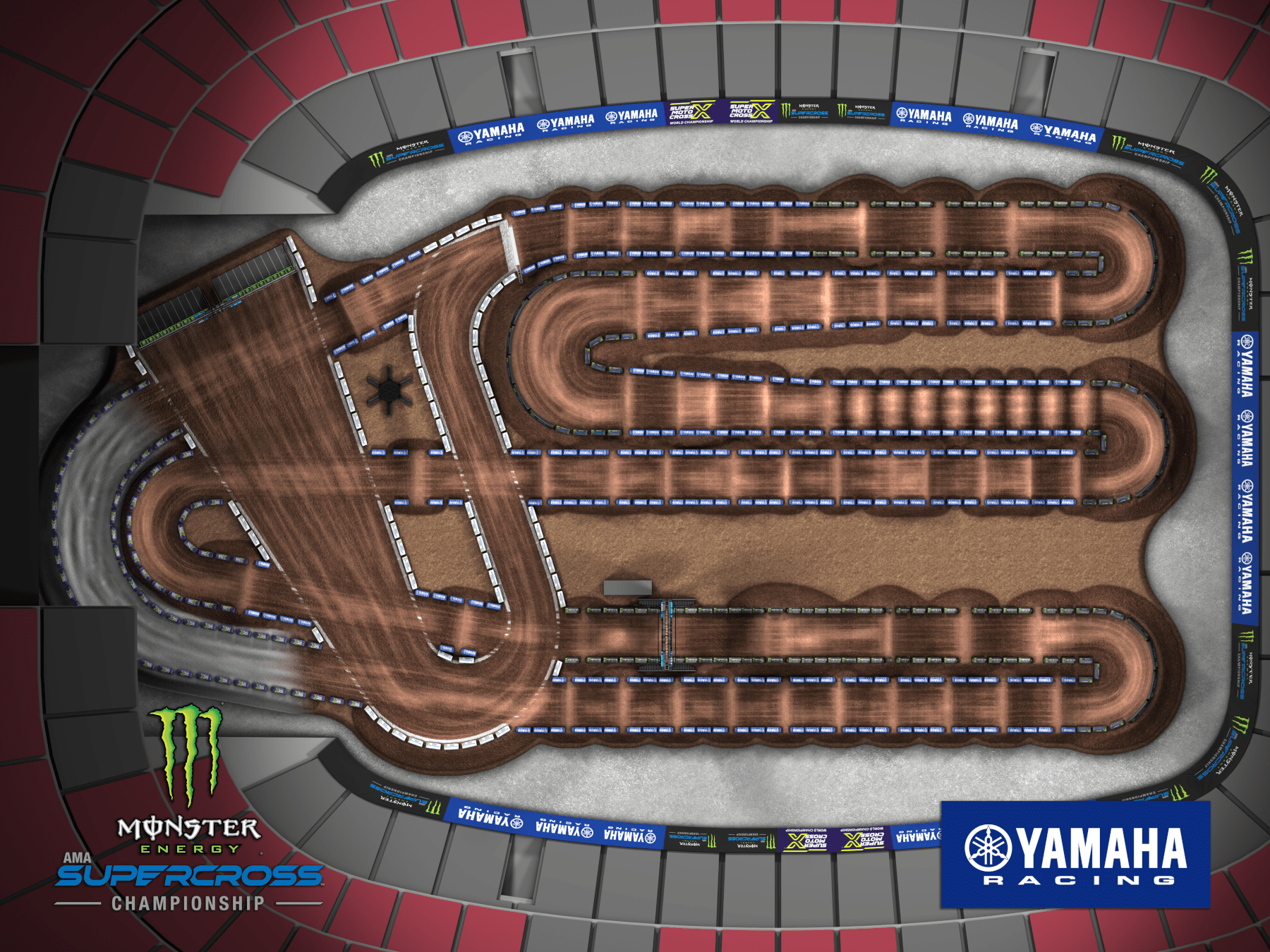 Track Map: Glendale Supercross - Motocross