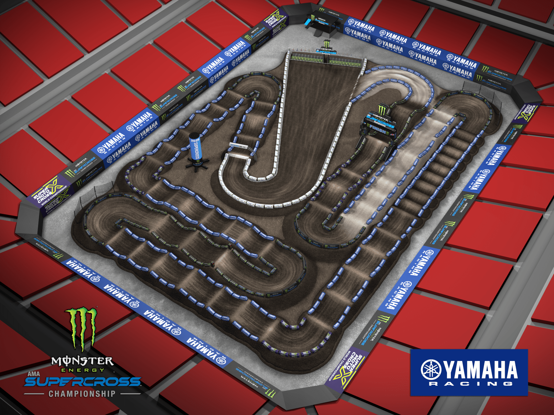 Track Map: Tampa Supercross - Motocross