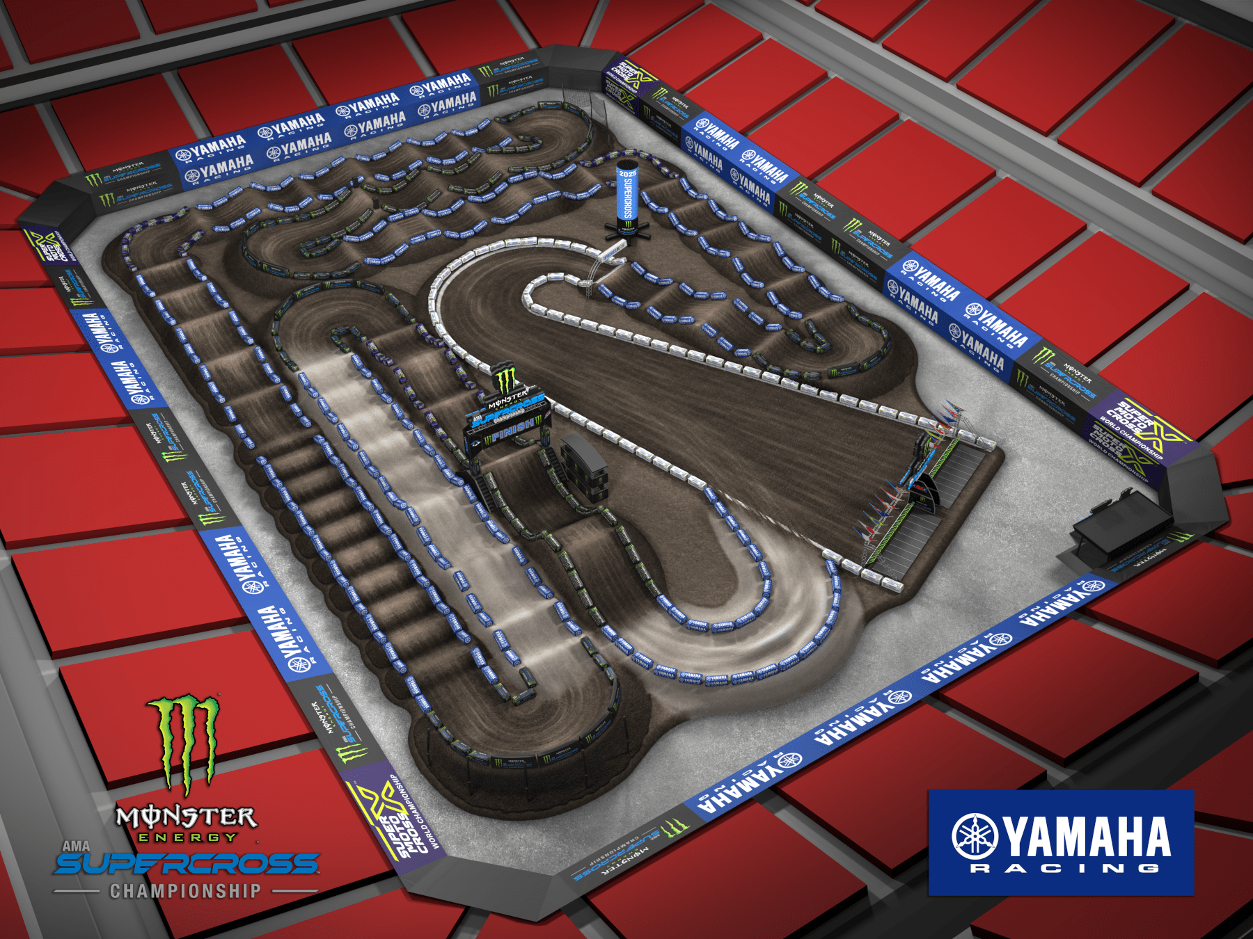 Track Map: Tampa Supercross - Motocross