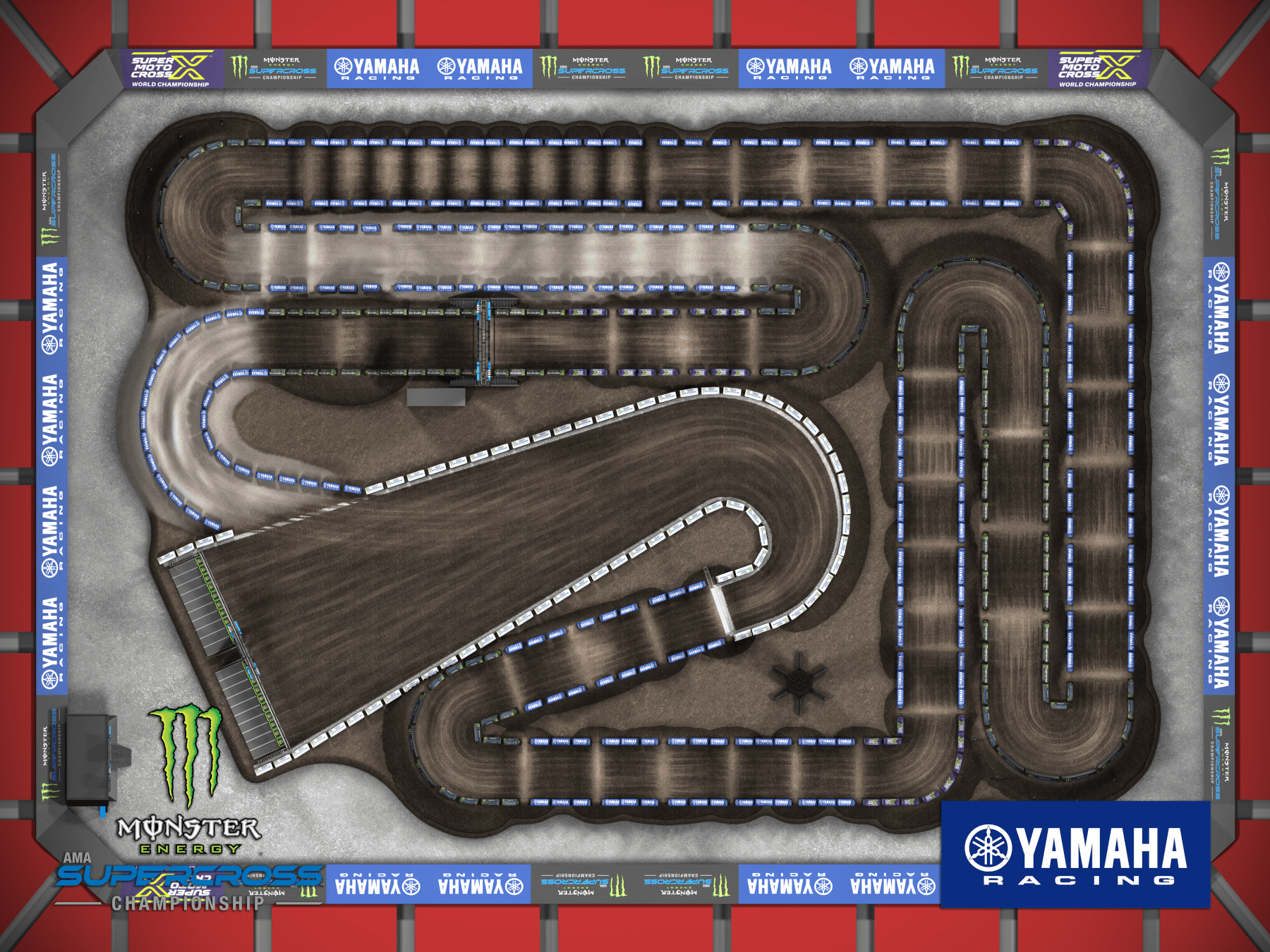 Track Map: Tampa Supercross - Motocross