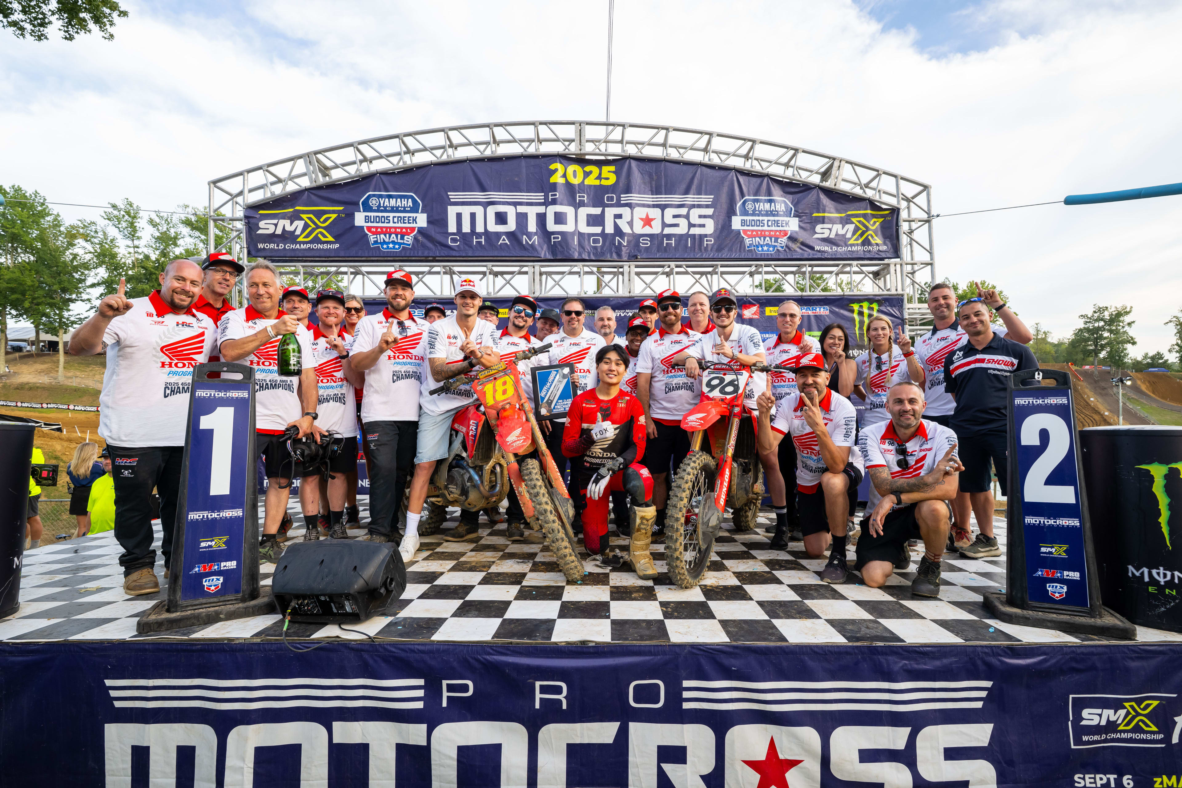 American Honda Powersports Racing Wins 2025 Pro Motocross Manufacturers Championship - Motocross